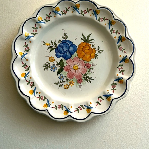 Kitchen | Decorative Hand Painted Ceramic Plate From Artisan Usable ...